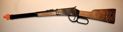 Vintage JARU Lever Action Cap Toy Rifle - 11" Long - Wild West | eBay