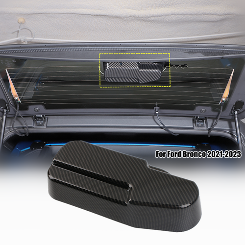 Fit For Ford Bronco 2021-2023 Carbon Fiber ABS Rear Wiper Inner Panel ...