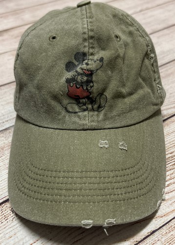 Disney Vintage Style Distressed Mickey Mouse Classic Baseball Cap | eBay