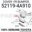 521194A910 Genuine Toyota COVER FR BUMPER 52119-4A910 | eBay