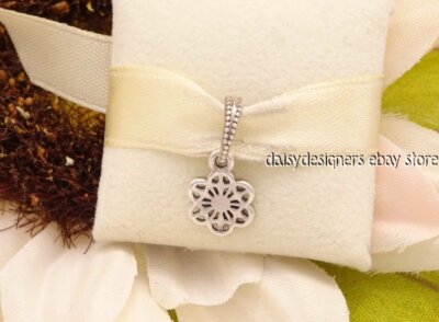 NEW Authentic Pandora Silver FLORAL DAISY LACE Charm 791835 RETIRED | eBay
