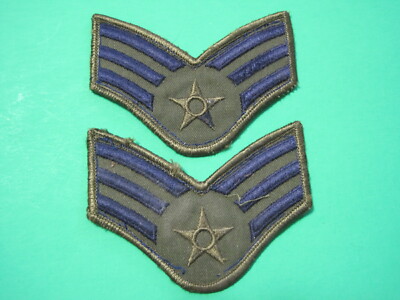 Original 1970's Senior Airman Chevrons Subdued (2) | eBay