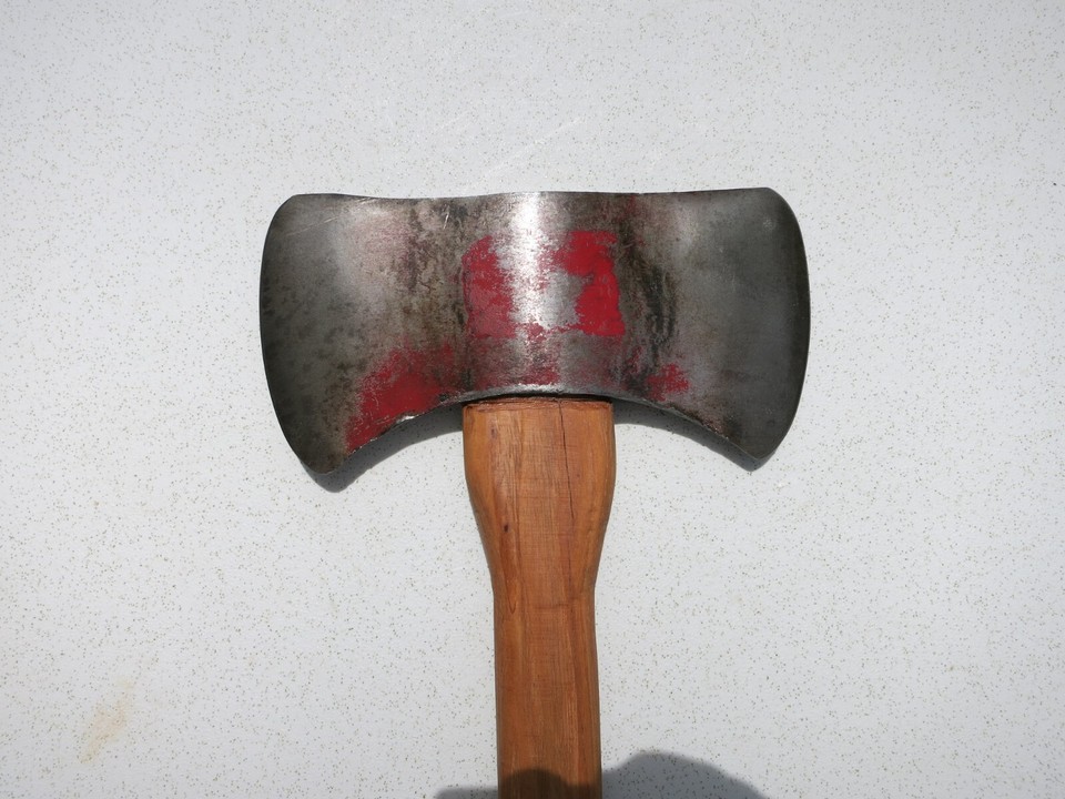 TRUE TEMPER WOOD SLASHER DOUBLE BIT 2 1/2 LB CRUISER SADDLE AXE COUNCIL ...