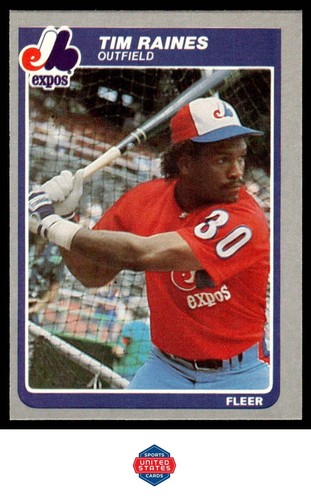 1985 Fleer #405 Tim Raines Baseball Card | eBay