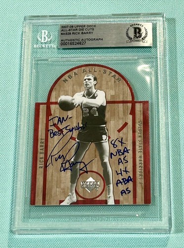 Rick Barry 2007 Upper Deck UD All-Star Signature Signed Autograph AUTO ...