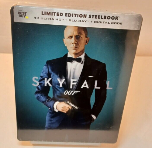 Skyfall Steelbook (4K/Blu-ray) NEW (Sealed)- Box Shipping with Tracking ...