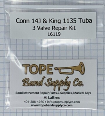 Conn 14J and King 1135 (3 valve) Tuba Valve Repair Kit | eBay