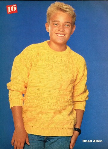 Chad Allen - Michael J Fox - 11" x 8" Teen Magazine Pinup Mini-Poster ...