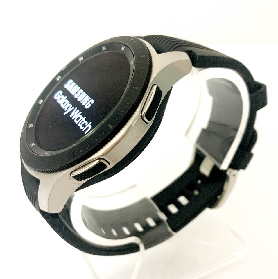 Samsung Galaxy Watch SM-R800 AMOLED Smartwatch 46mm Stainless Steel ...