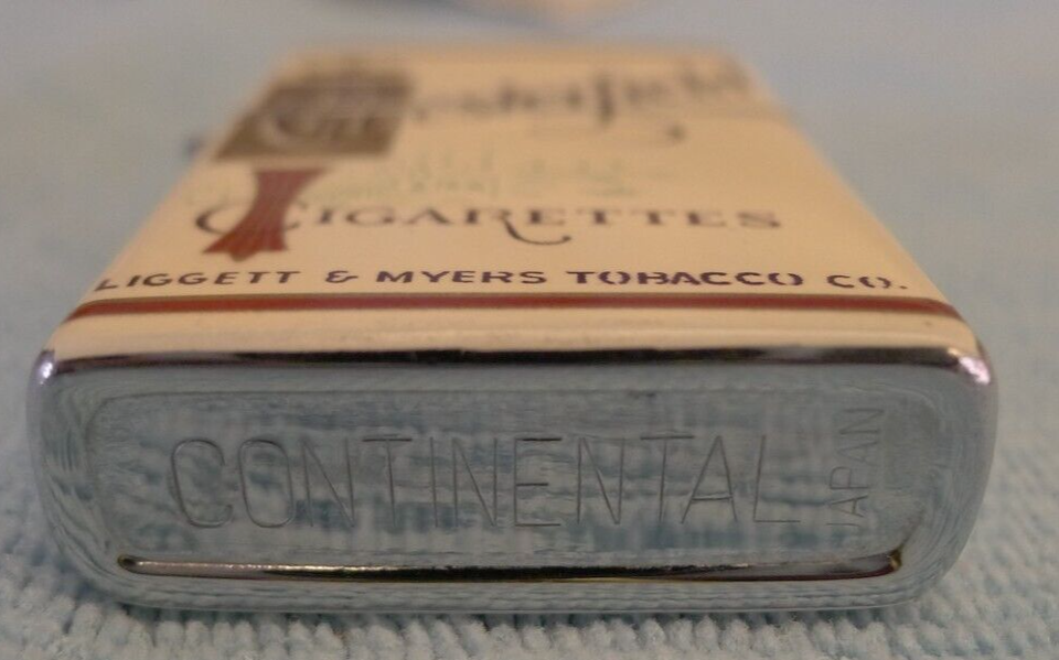 Chesterfield Cigarettes -Continental Lighter -W/Box & Mailer Vintage ...