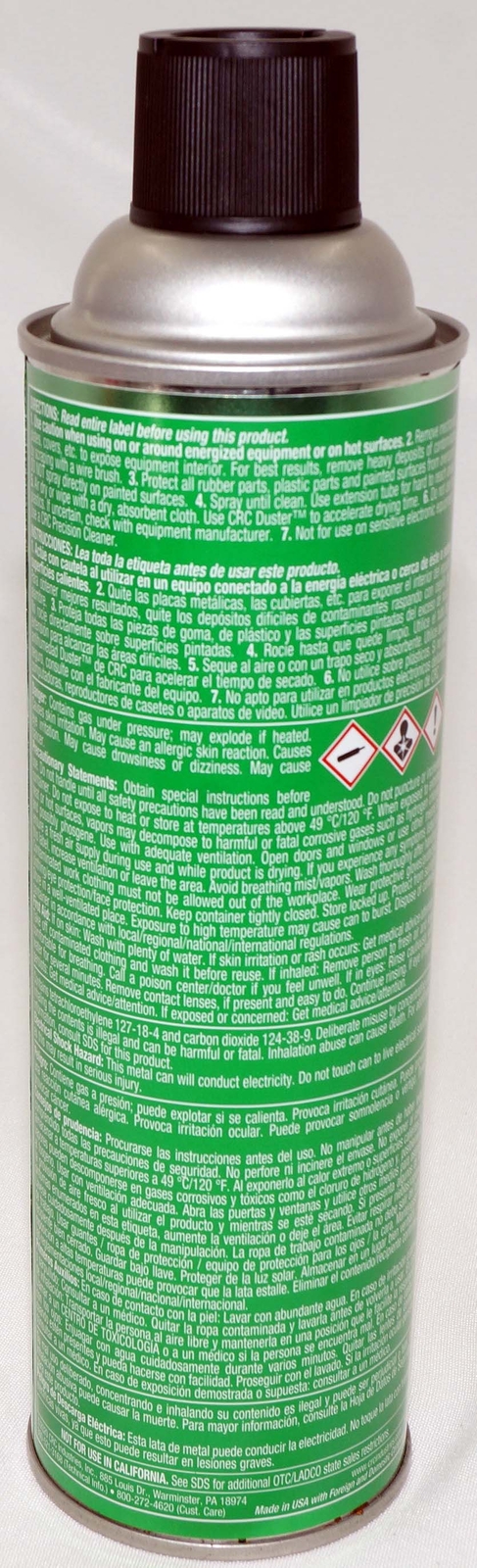 CRC Quick Clean Safety Solvent and Degreaser 19 Oz Chlorinated Formula ...