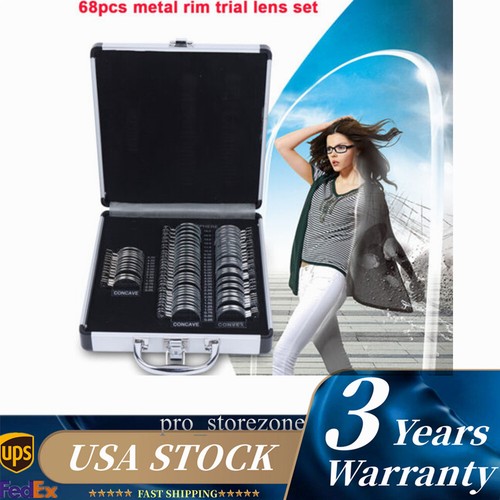 68 Pcs Trial Lens Set Kit Optical Tool Progressive Lens Optometry With ...