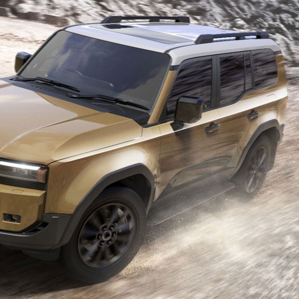 2PCS For Land Cruiser LC250 J250 Prado 2024 2025 Roof Rail Rack Top ...