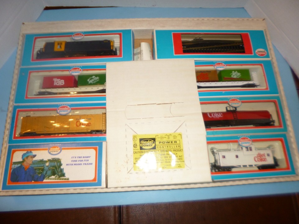 MODEL POWER HO COKE COLA TRAIN SET | eBay