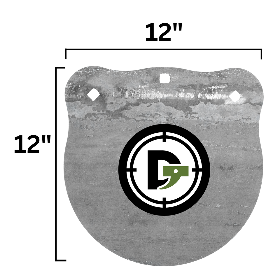 3/8 AR500 Steel Gong Shooting Target - for Rifle and Pistol- 4", 6", 8 ...