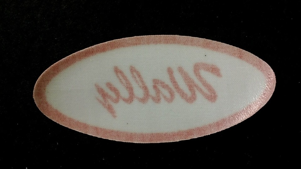 Wally Vintage 1960s Cursive Name Patch Uniform Shirt Iron On RARE VHTF ...