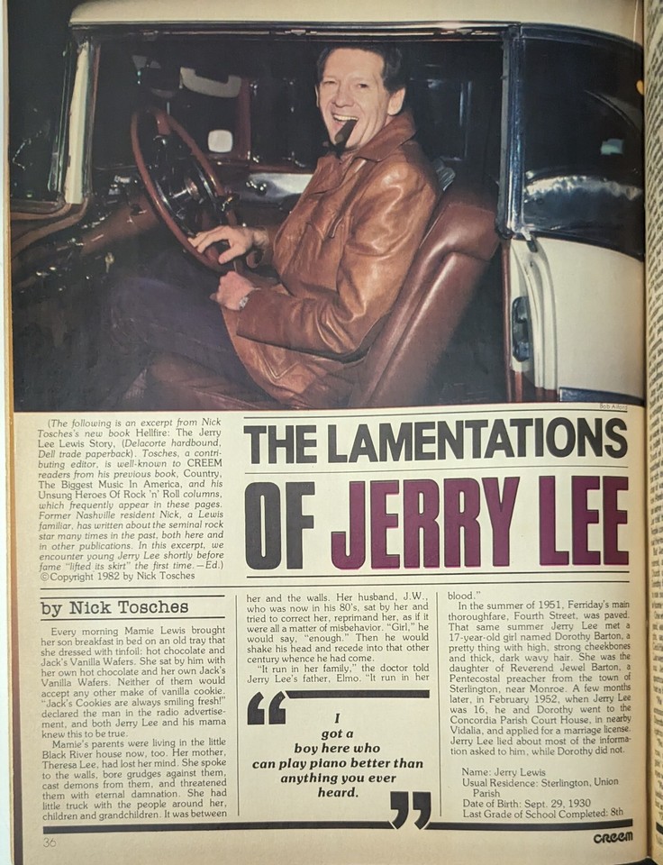 Creem Magazine May 1982 The Cars, Blasters, Fleshtones, Ozzy, AC/DC ...