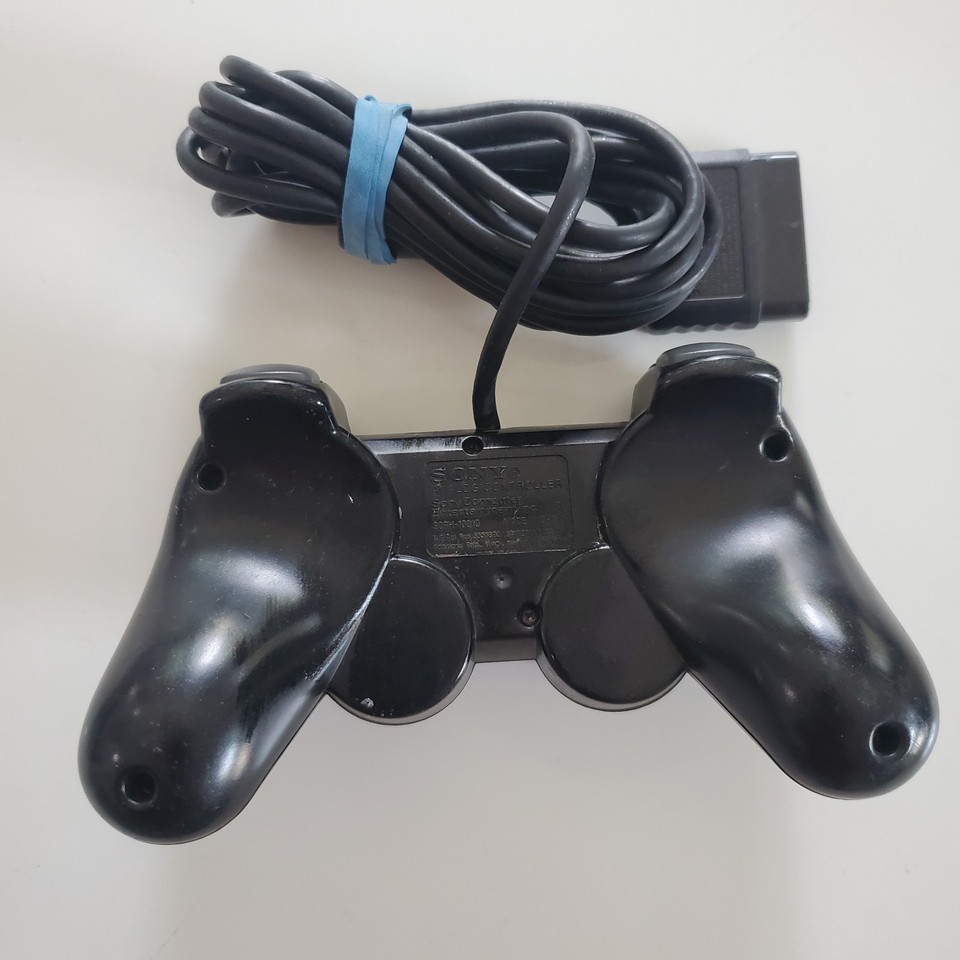 Sony PS2 BLACK Wired Controller OEM DualShock PlayStation 2 AUTHENTIC | eBay