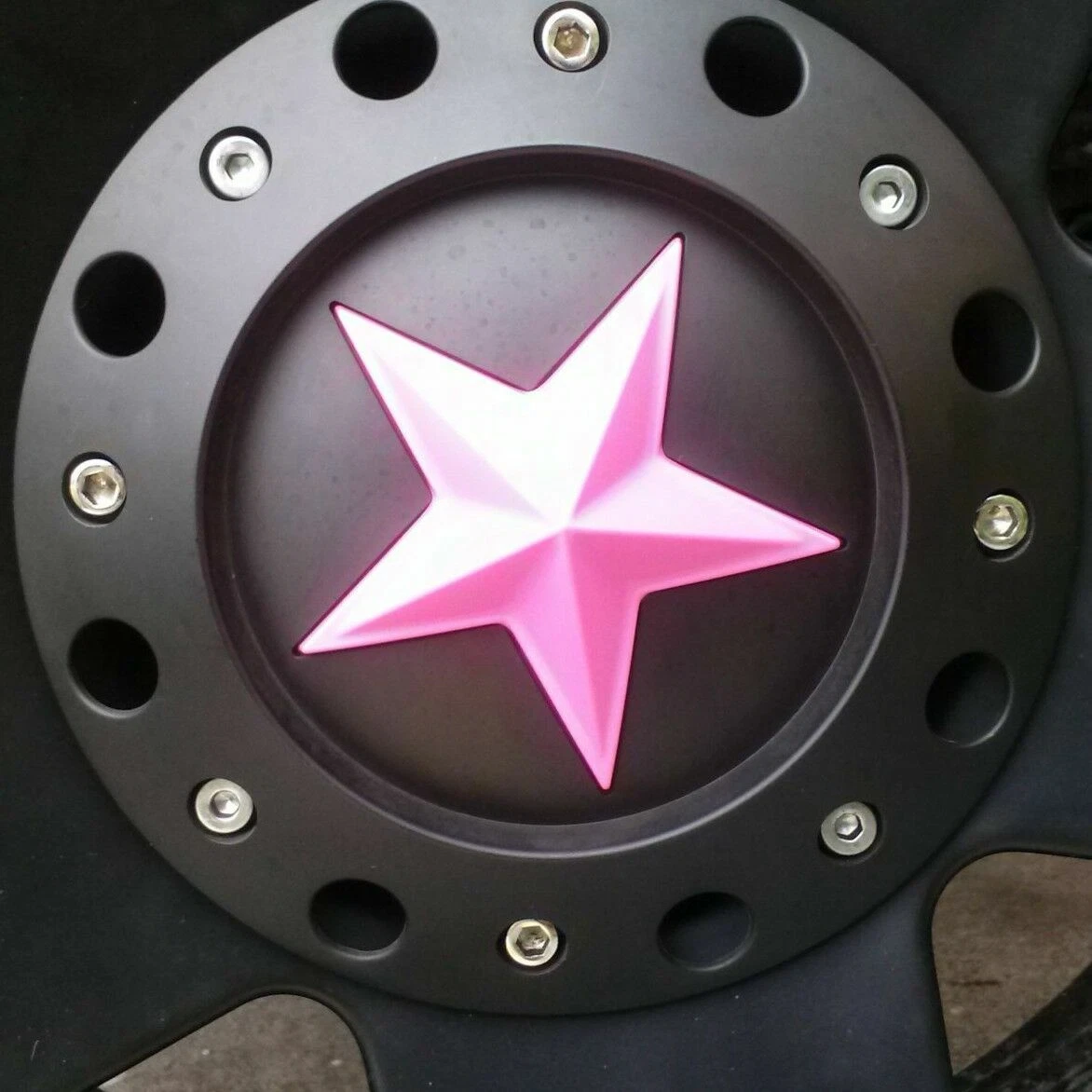 Pink Rockstar 2 Rims