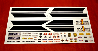 AMT Ford LN 8000 Race Hauler Decal Sheet 1/25 | eBay