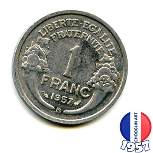 A FRENCH 1957 ONE FRANC 1Fr coin, 67 Years Old! | eBay