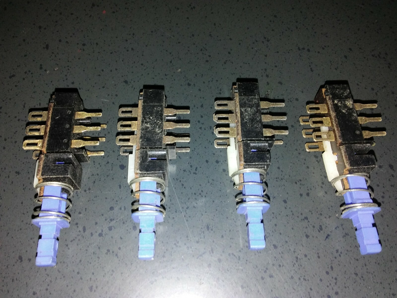 4 WILLIAMS / BALLY WPC PINBALL MACHINE COIN DOOR DIAGNOSTIC / SERVICE ...