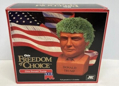 MAGA DONALD TRUMP Chia Pet Freedom Of Choice Trump Planter 2017 | eBay