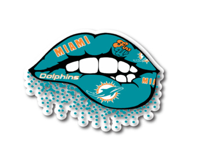 Miami Dolphins Vinyl Decal Sticker Car Truck Window Bumper Football ...