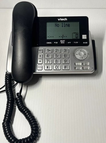 VTech CS5249 DECT 6.0 Expandable Corded Phone Answering System ...