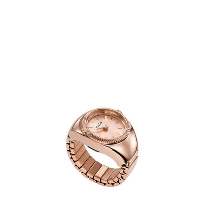 Fossil Ring Watch Rose Gold Watch ES5247 | eBay Australia