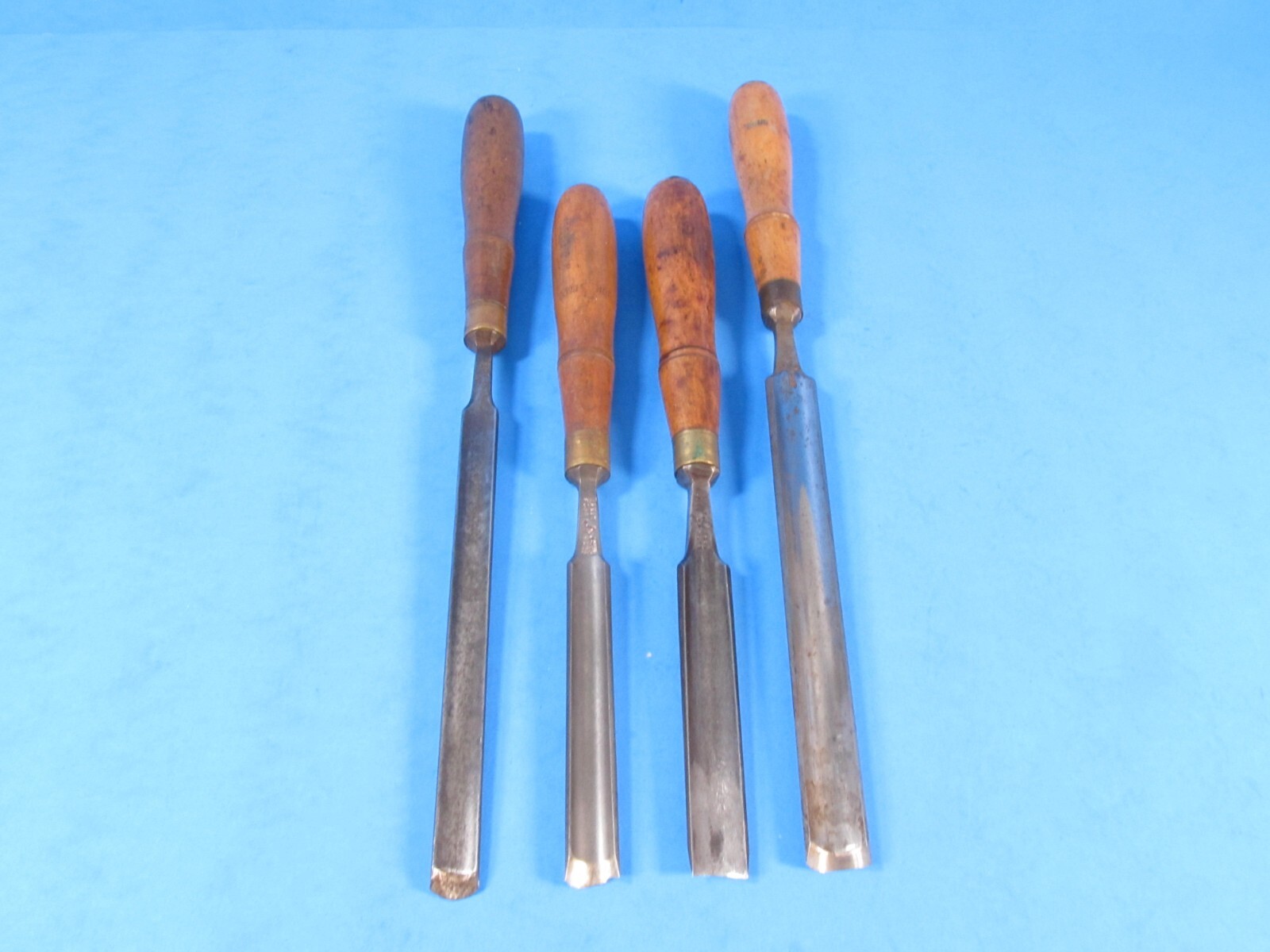lot of 4 Buck Brothers wood gouges or carving tools tang style Buck ...