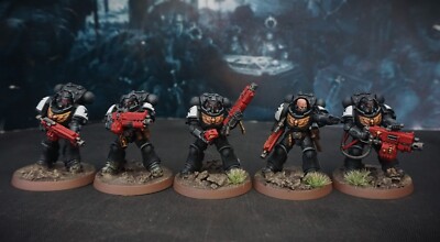 Black Templars Heavy Intercessors painted Warhammer 40k Primaris Space ...