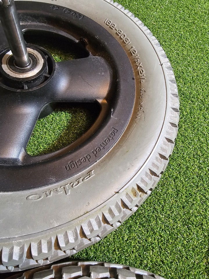 QUICKIE PRIMO POWER EXPRESS WHEELCHAIR 12-1/2x2-1/4 WHEELS TIRES VGC | eBay