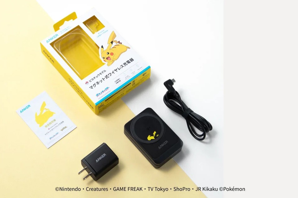 Anker Pokemon Magnetic Wireless Charger Pikachu Model Japan New | eBay