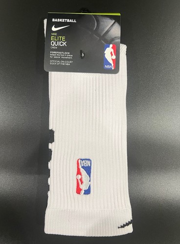 Nike NBA Authentics - Elite Crew Basketball Socks Men 8-12 White | eBay
