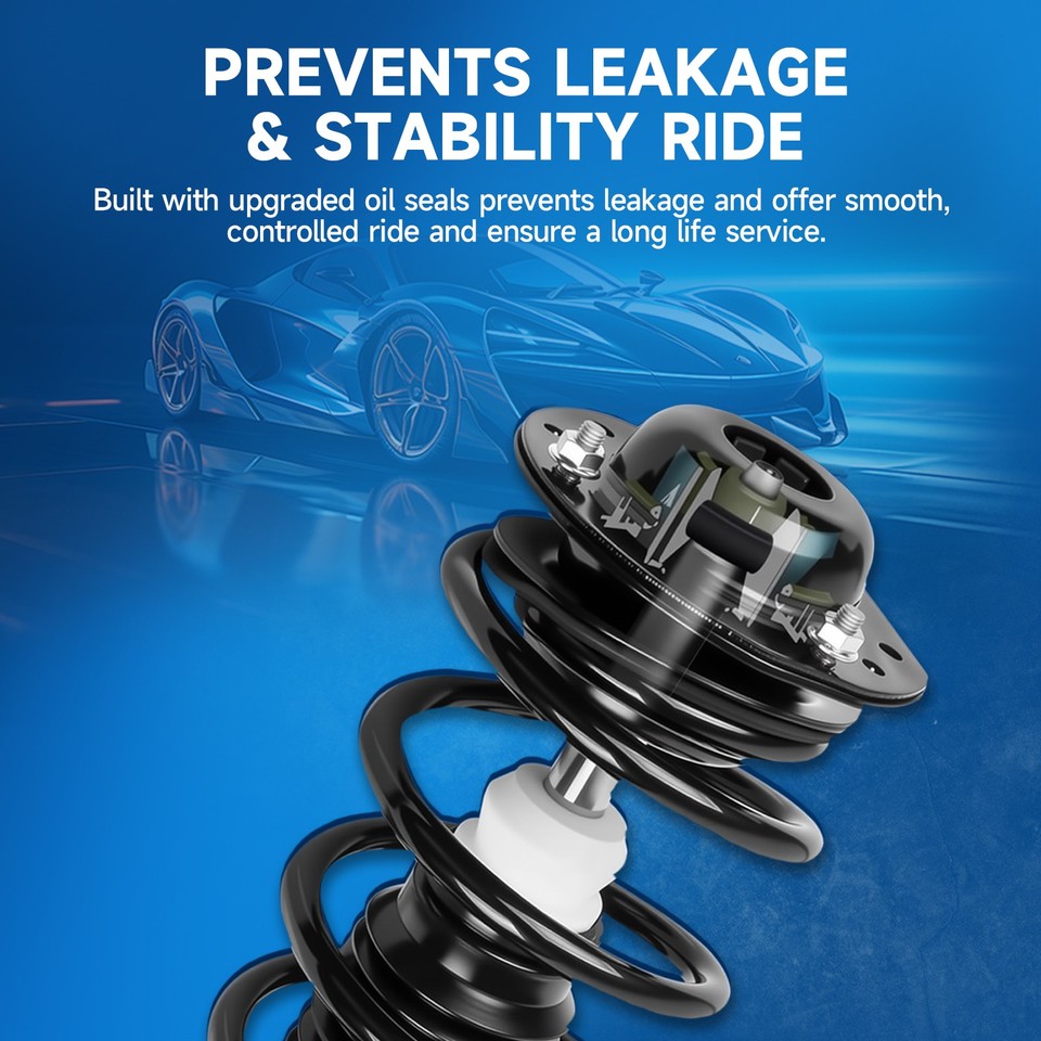 Pair Complete Front Struts Shocks For Buick Enclave Chevy Traverse GMC ...