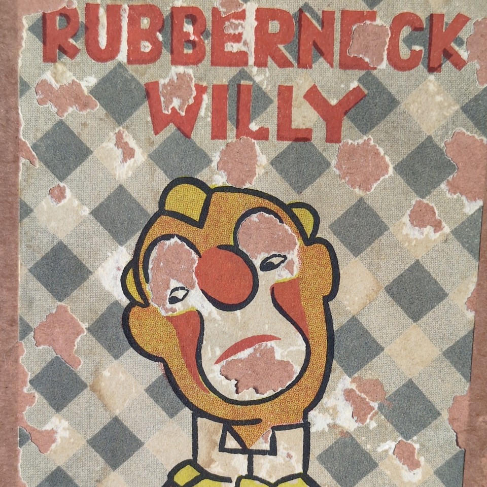 Vintage 30's NIFTY TOYS Rubberneck Willy Sad Clown Celluloid Wind-Up ...