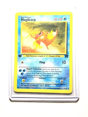 MAGIKARP - 47/82 - 1st Edition Team Rocket - Uncommon - Pokemon - NM | eBay