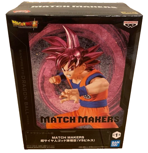 BANPRESTO Dragon Ball Super MATCH MAKERS Super Saiyan God Son Goku NEW ...