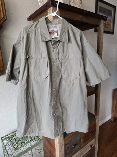 Eddie Bauer Sport Shop Men's Guide Fishing Shirt Vented 2XL Tall Ary ...