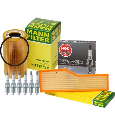 Mann Filters & NGK Spark Plugs Ignition Tune Up Kit For Porsche 911 3.6 ...