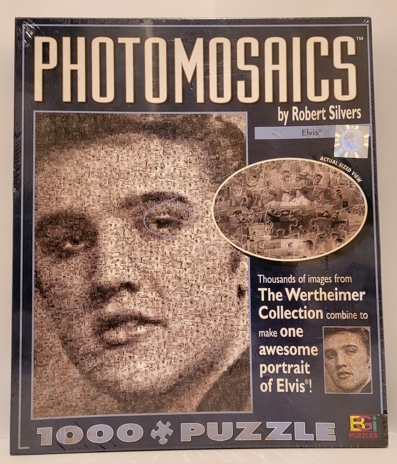 Elvis Presley Photomosaics by Robert Silvers 1000 + Piece Puzzle New ...