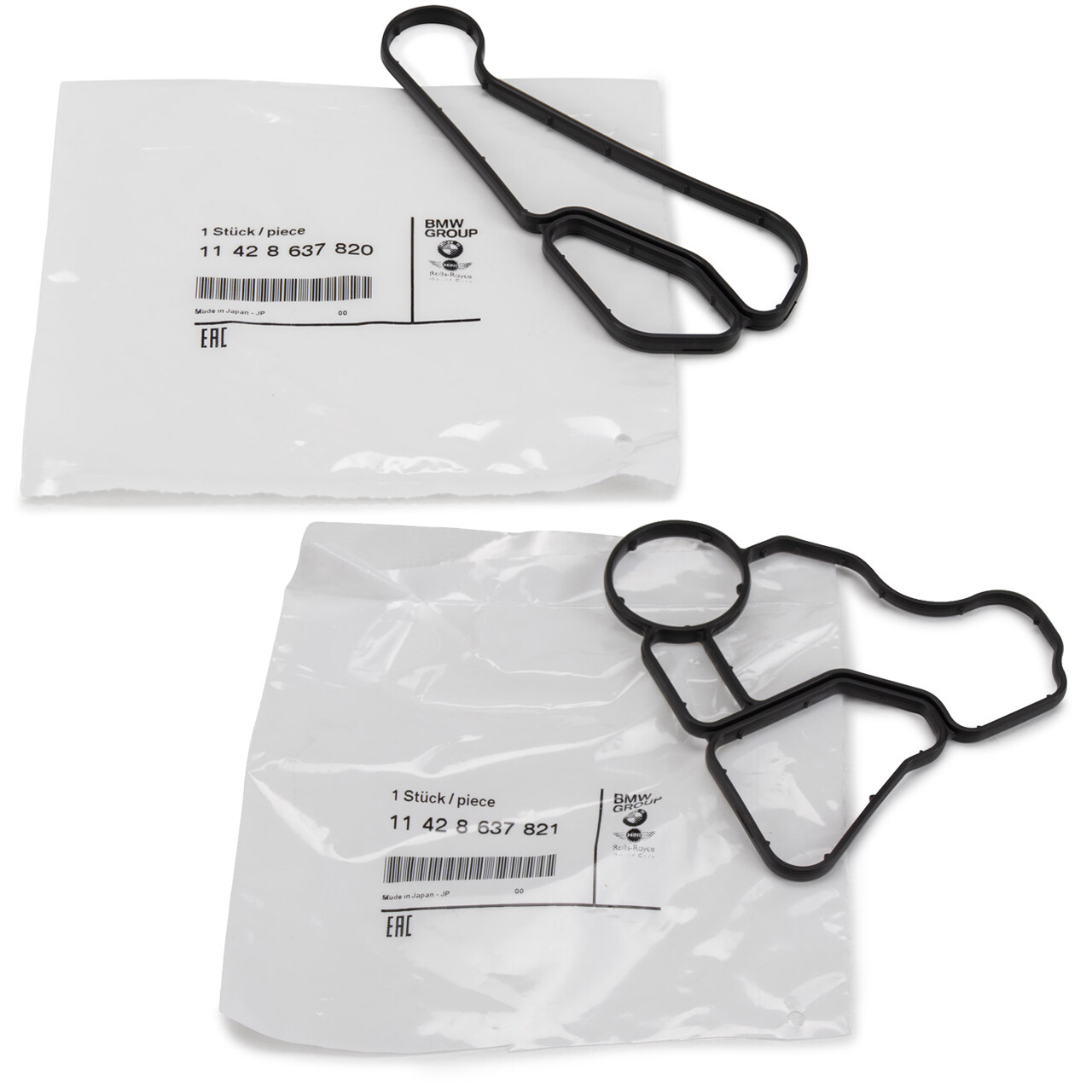 2x original BMW gasket oil filter housing oil cooler 11428637820 ...