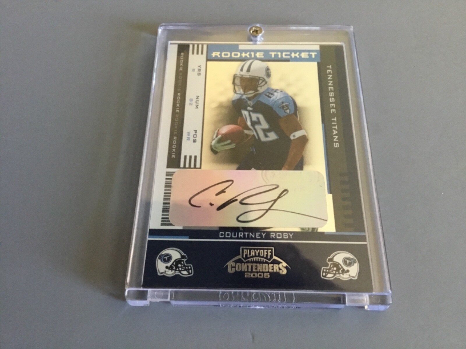 2005 PLAYOFF CONTENDERS COURTNEY ROBY #122 ROOKIE TICKET AUTO INDIANA ...