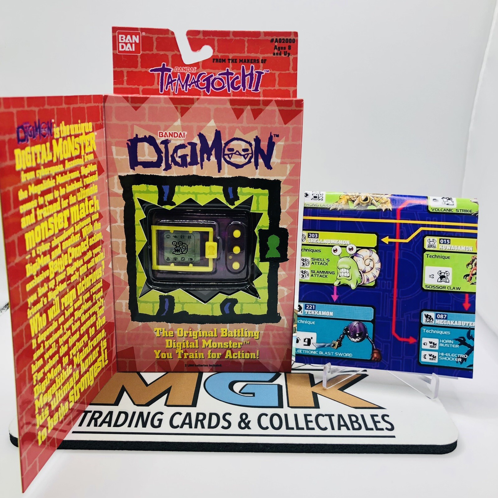 Digimon Tamagotchi Version 6 Box & V6 Growth Chart Australian V-pet ...
