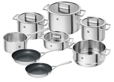 Zwilling Topfset Kochtopf Pfannen Vitality Edelstahl 18/10 Set 12-tlg ...