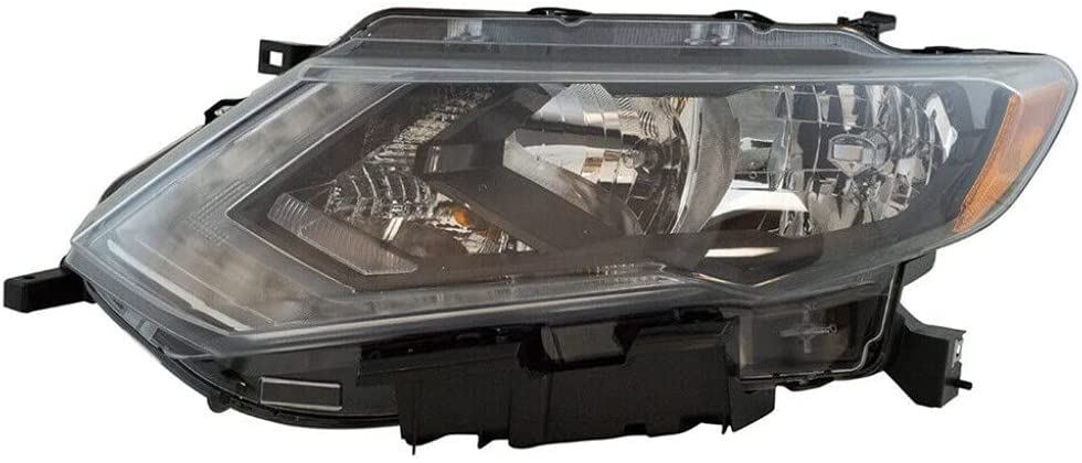 Driver Headlight Halogen VIN 5 1st Digit Usa Built Fits 17-20 ROGUE ...