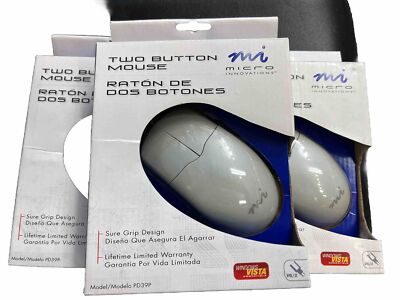 Micro Innovations Two Button Mouse Contour Hand With PS/2 Connection ...