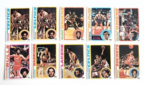 1978 1979 Topps Basketball All-Star HOF lot of 10 Nrmt 78 79 Cowens ...