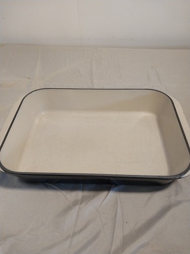 Le Creuset Cast Iron Enameled Black Lasagna Pan 14.5 x 10 x 3 #40 ...